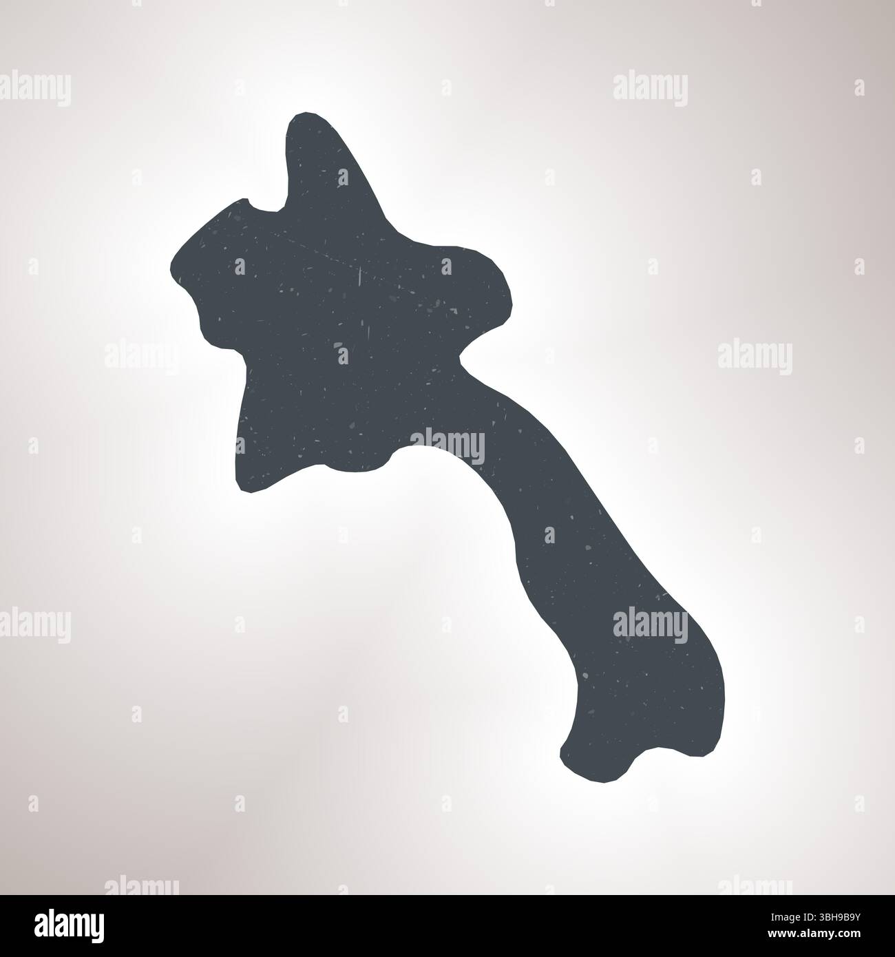 Laos shape on gradient background. Country map with scratch texture ...
