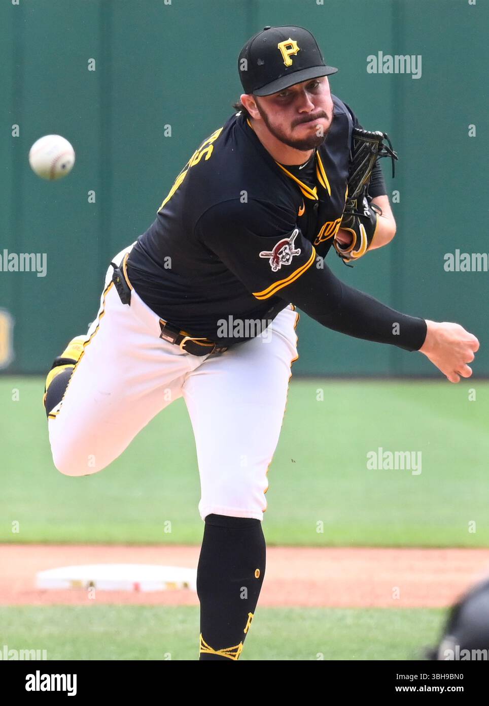 Pittsburgh, United States. 08th June, 2025. Pittsburgh Pirates pitcher ...