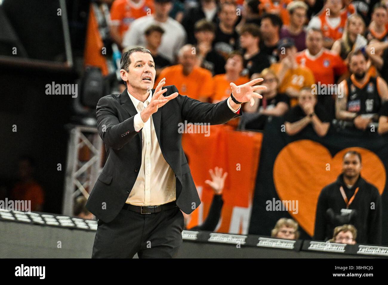 07.06.2025, ratiopharm arena, Neu-Ulm, GER, BBL, Playoffs, ratiopharm ...