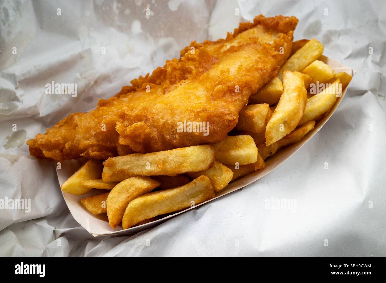 Battered cod hi-res stock photography and images - Alamy
