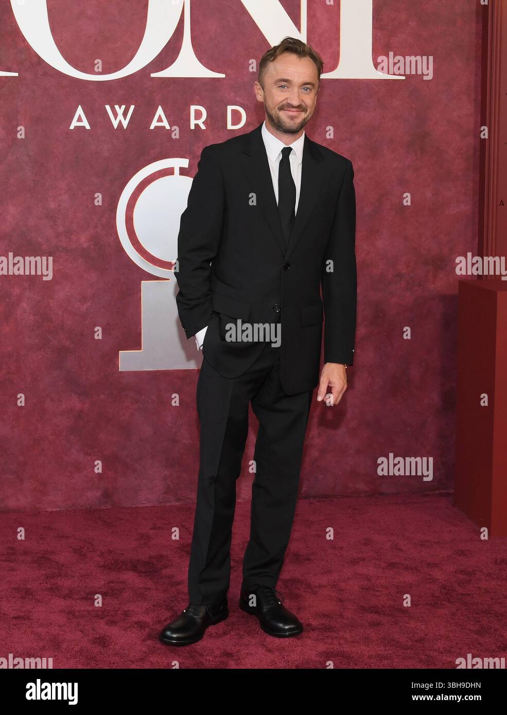 Tom Felton arrives at the 78th Tony Awards on Sunday, June 8, 2025, at ...