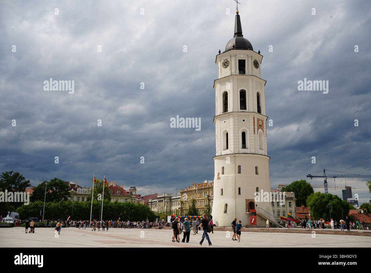 Vilnius, Lithuania – June 7th, 2025: Crowd during the Baltic Pride 2025 ...