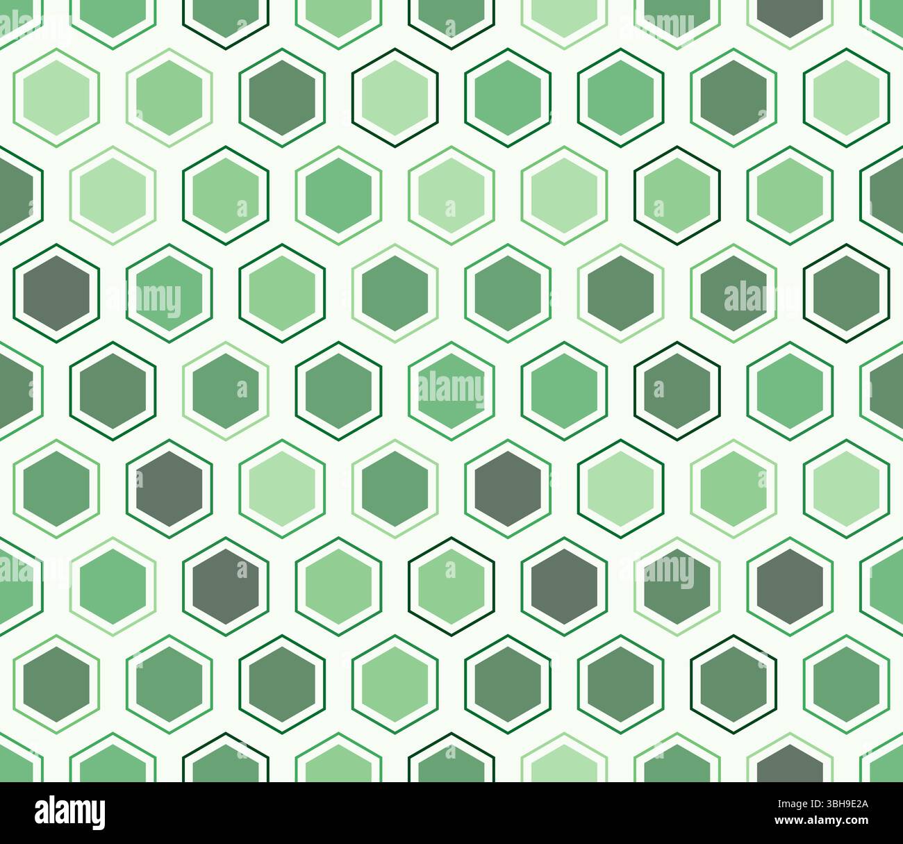 Abstract mosaic hexagon shapes background. Hexagon mosaic cells with ...
