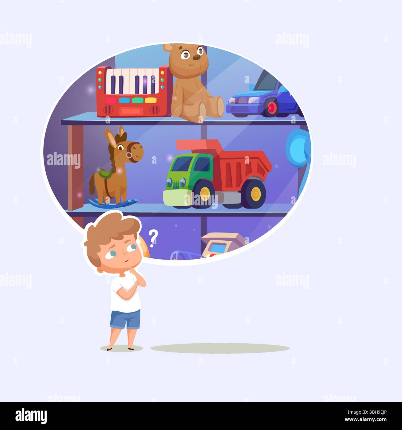 Toy shelf baby store Stock Vector Images - Alamy