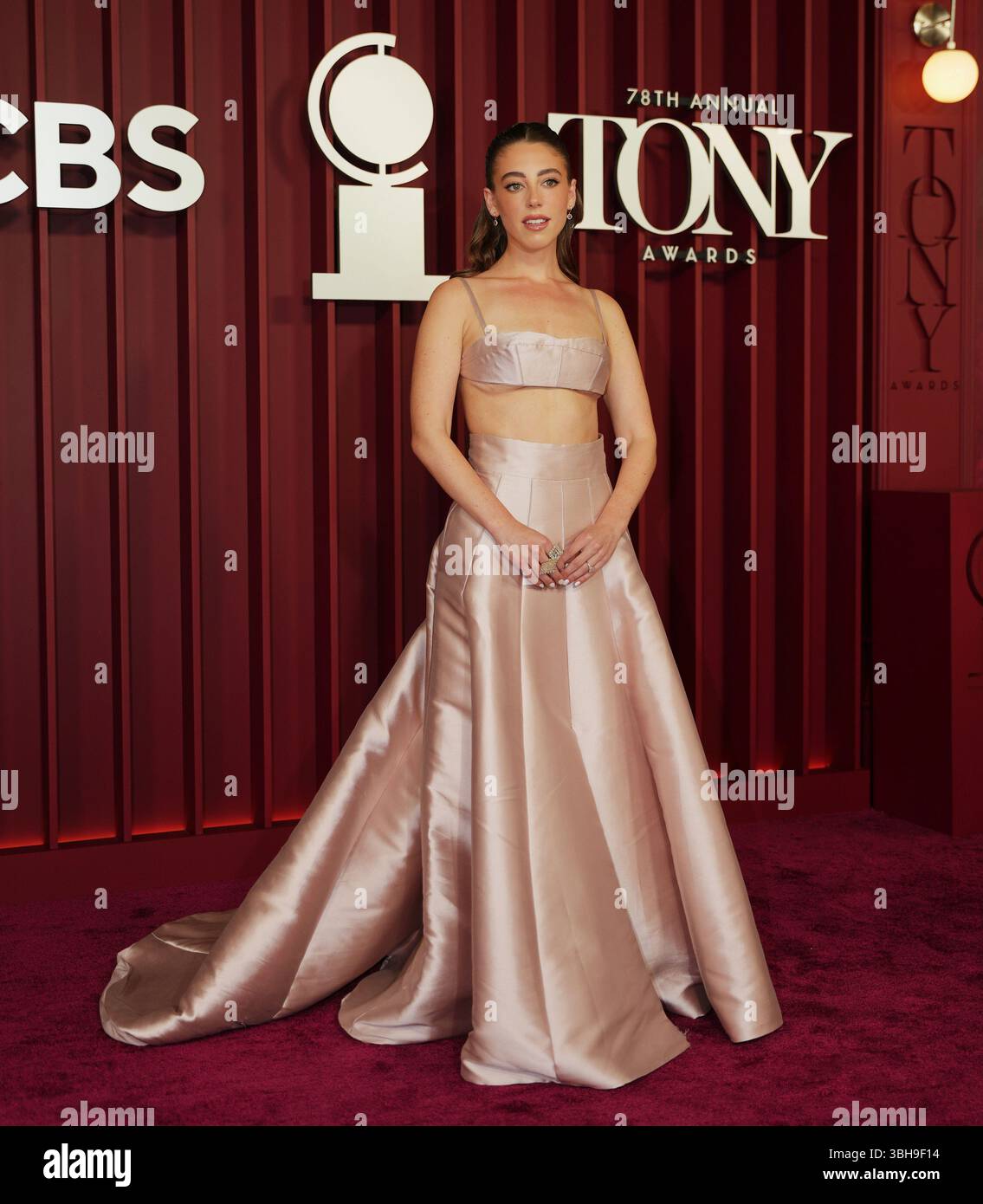 Eli Rallo arrives on the red carpet at The 78th Annual Tony Awards at ...
