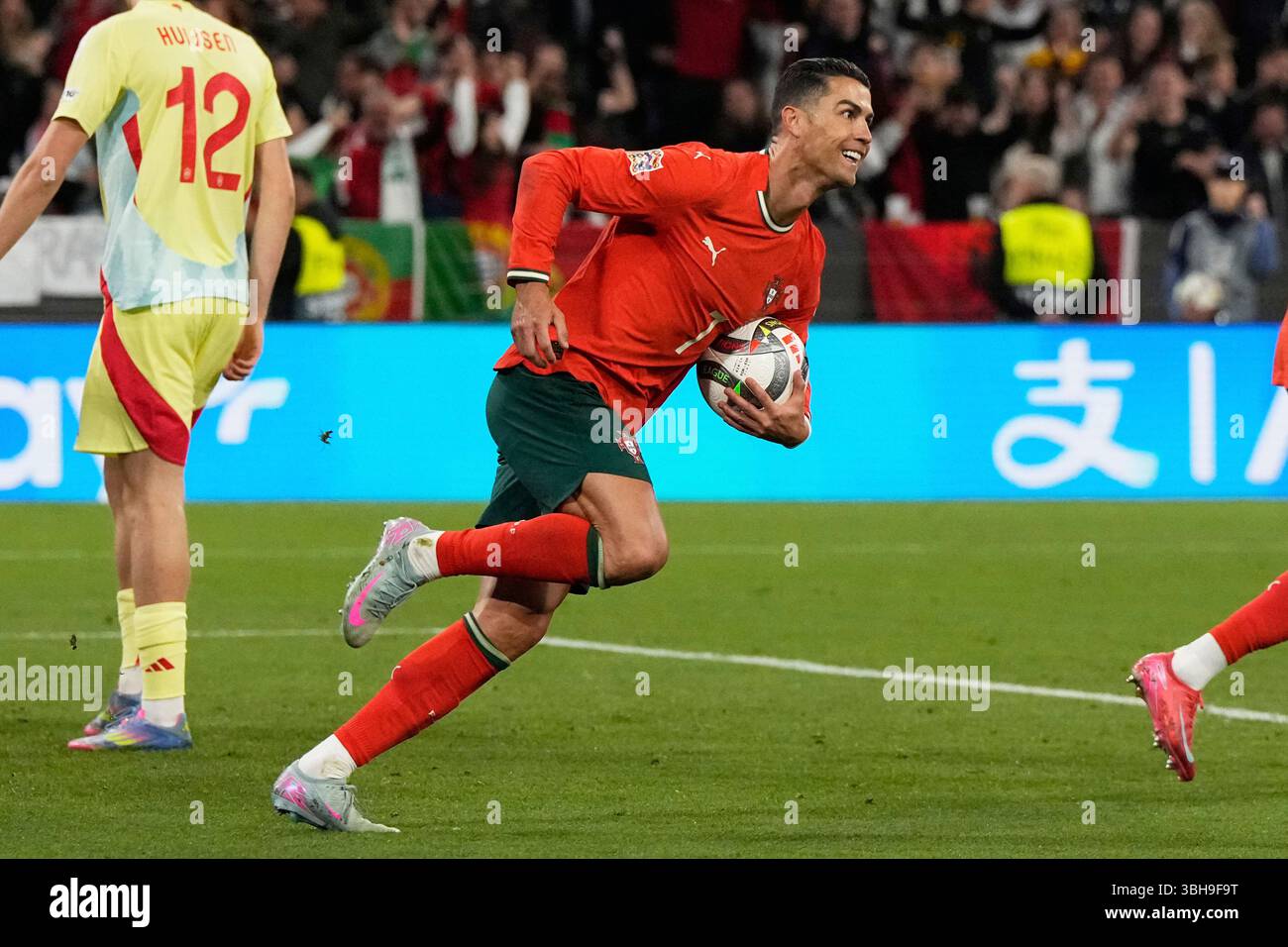 Portugal's Cristiano Ronaldo celebrates scoring his side's 2nd goal ...