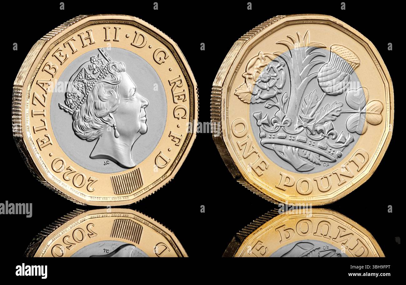 2020 nations of the crown one pound coin hi-res stock photography and ...
