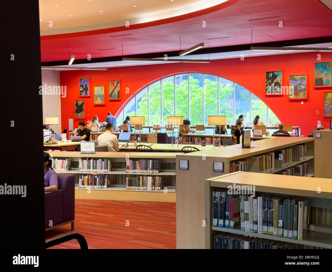 Public library horizontal view hi-res stock photography and images - Alamy