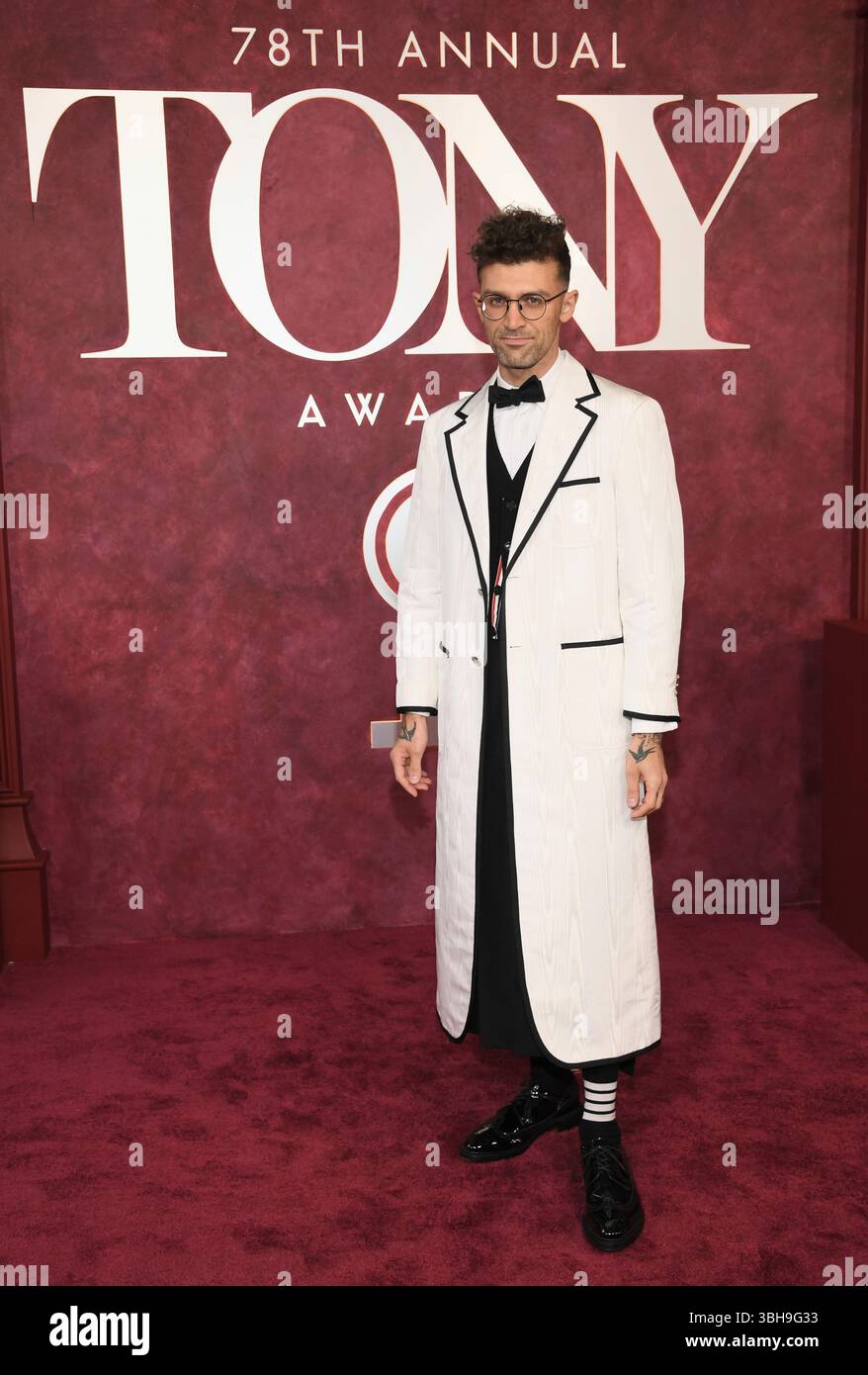 Sam Pinkleton arrives at the 78th Tony Awards on Sunday, June 8, 2025 ...