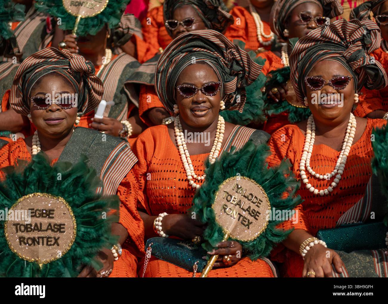 Ijebu Ode, Ogun State, Nigeria. 8th June, 2025. Women dressed in ...