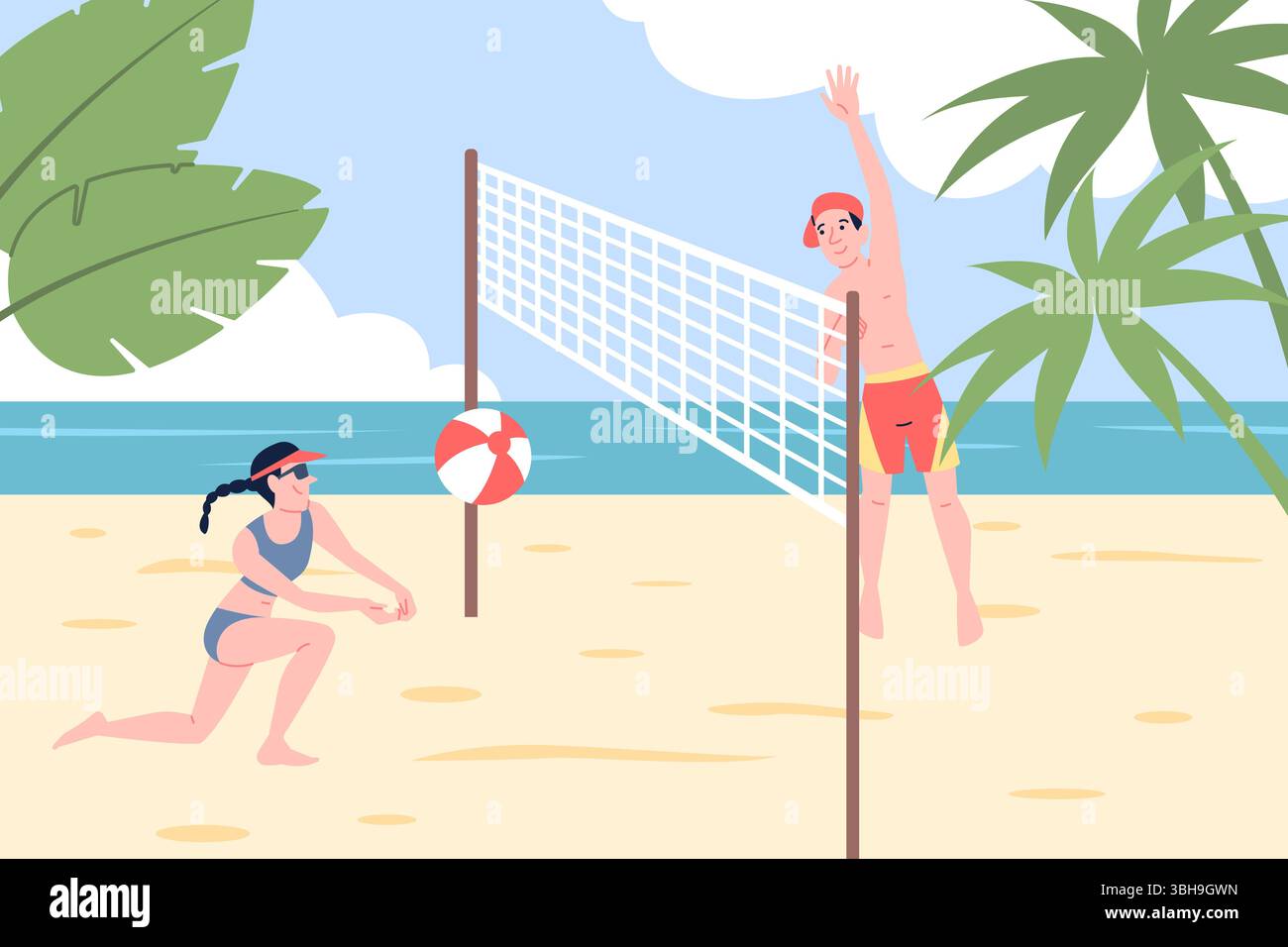 Nature vitality scene Stock Vector Images - Alamy