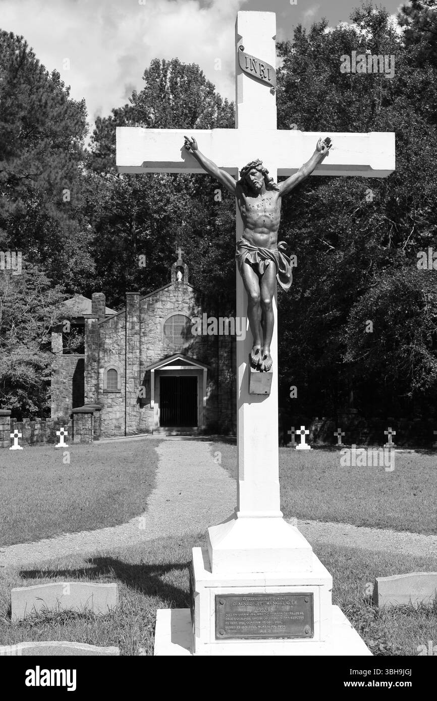 Cullman Alabama USA August 17 2023 Ave Maria Grotto tourist location ...