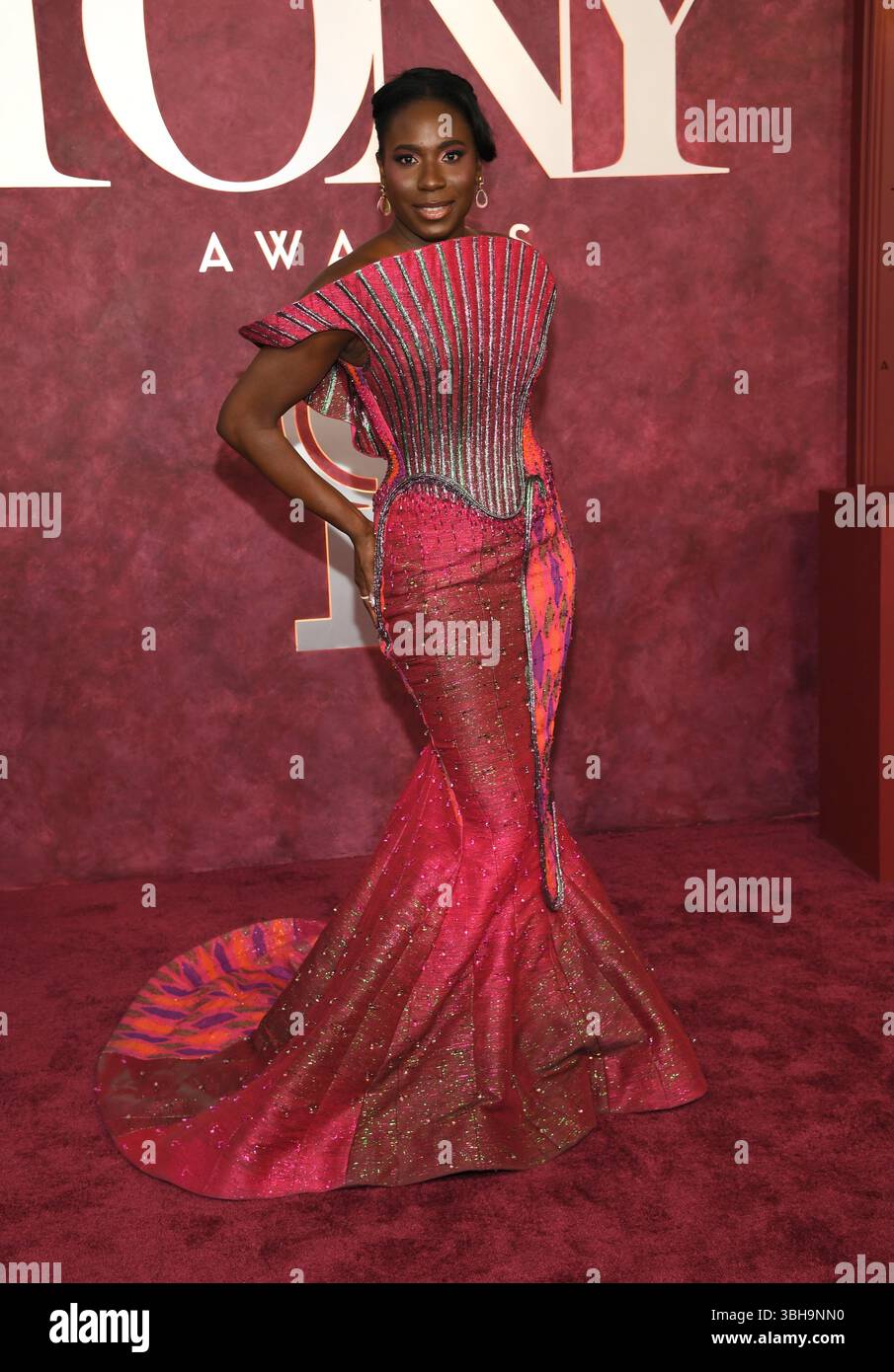 Dede Ayite arrives at the 78th Tony Awards on Sunday, June 8, 2025, at ...