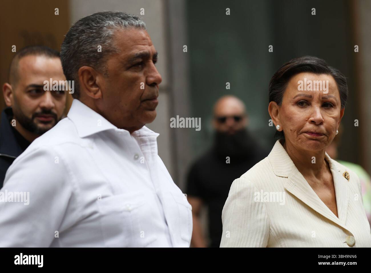 Rep. Nydia Velázquez, D-N.Y., right, speaks during a press conference ...