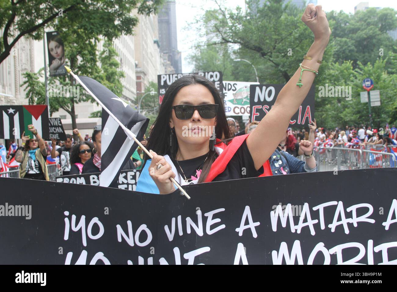 June 8, 2025, New York City, New York: (new) protest at 2025 puerto ...