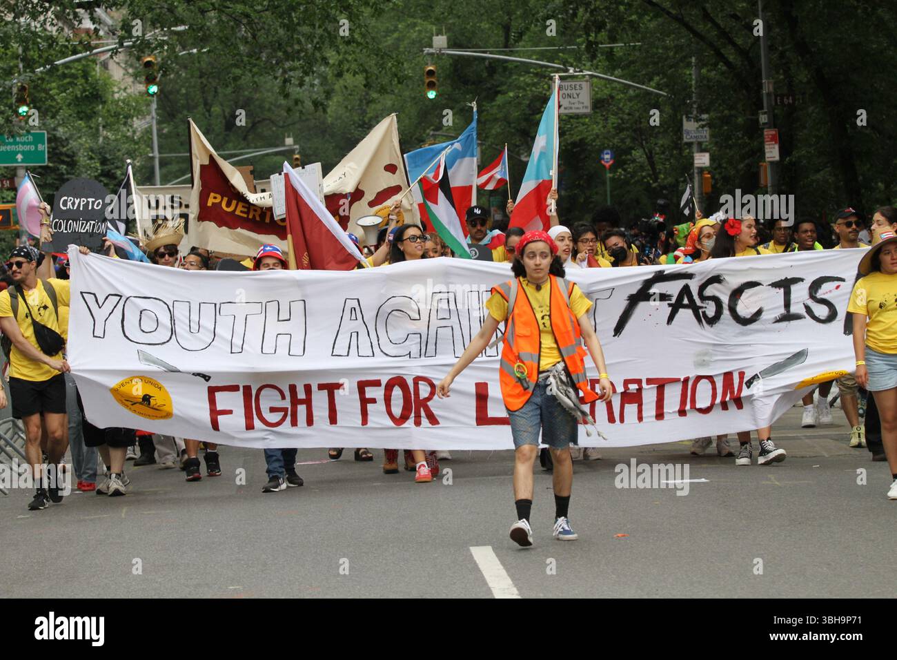 June 8, 2025, New York City, New York: (new) protest at 2025 puerto ...