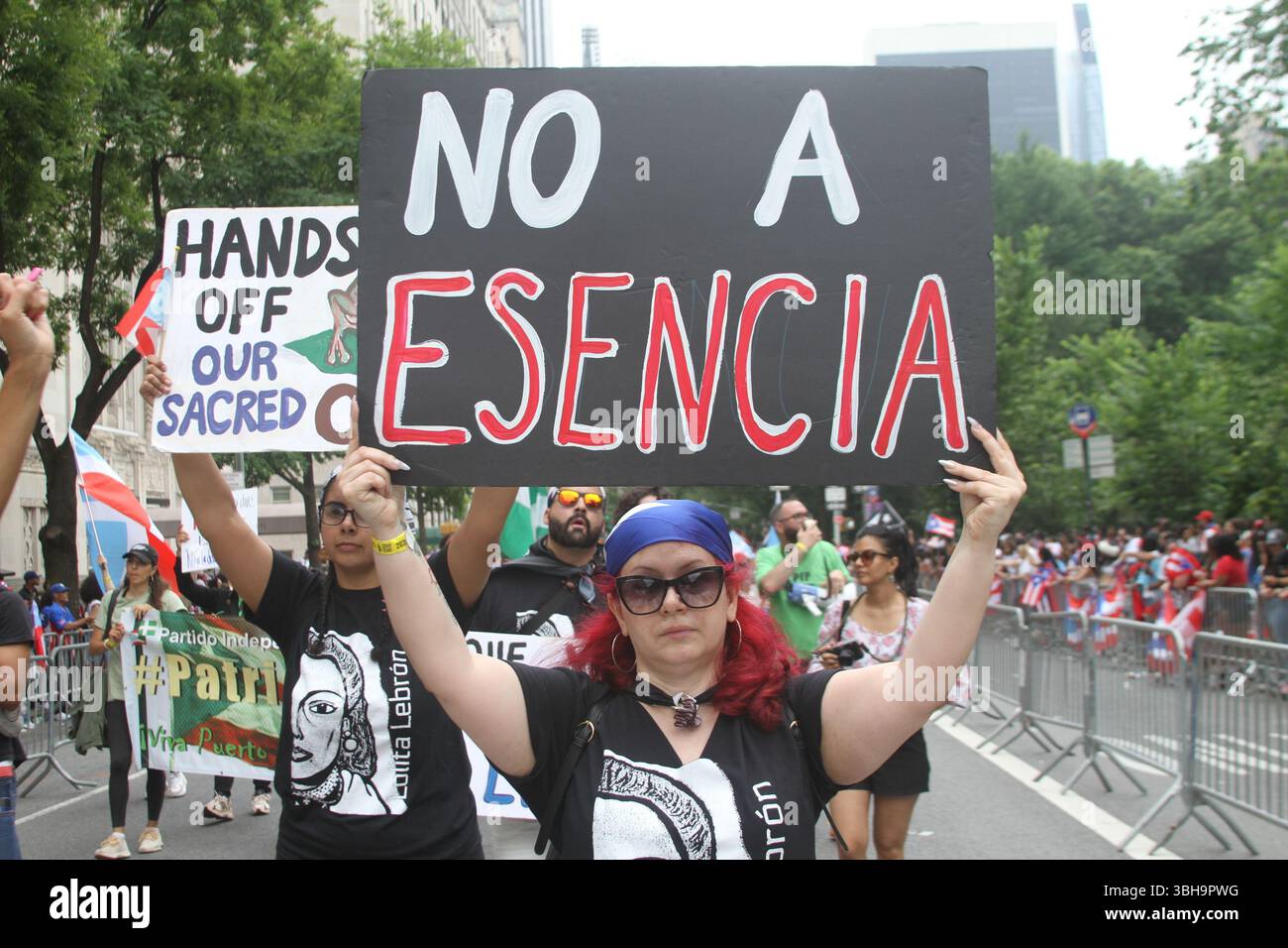 June 8, 2025, New York City, New York: (new) protest at 2025 puerto ...