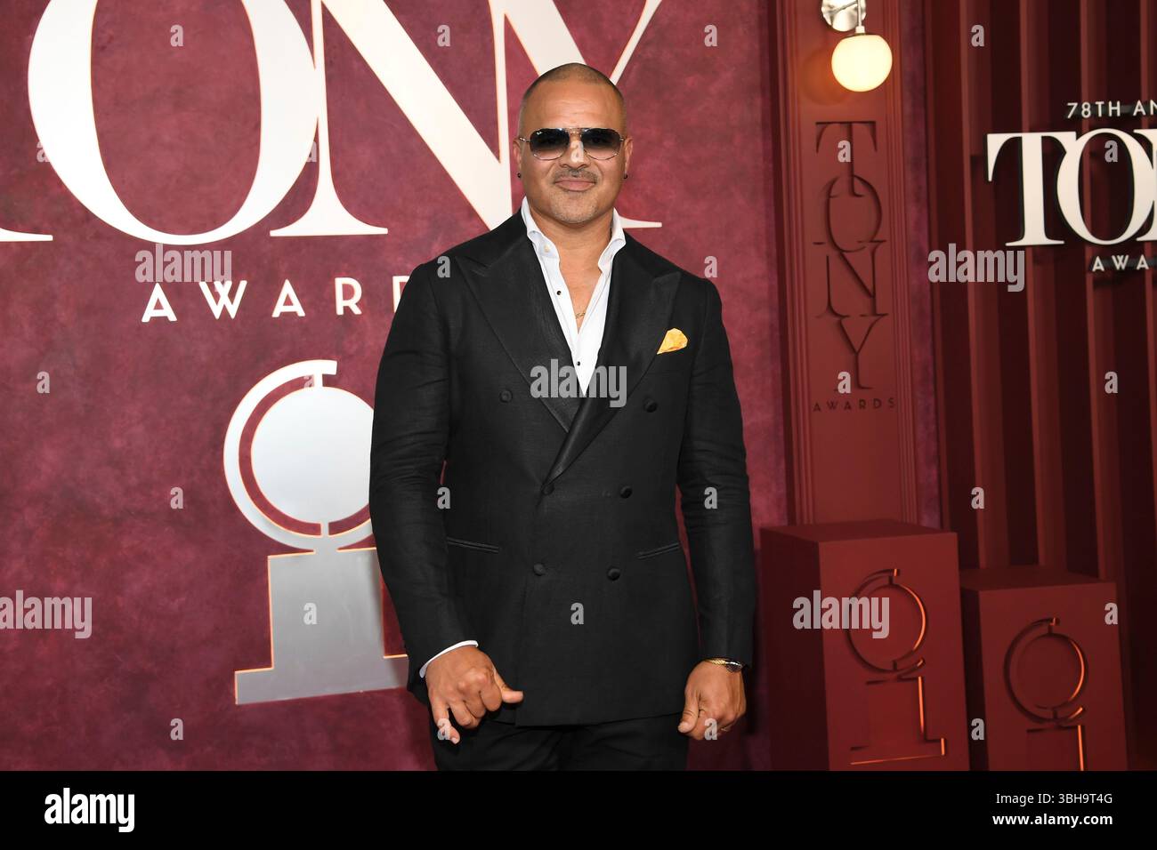 Christopher Jackson arrives at the 78th Tony Awards on Sunday, June 8 ...