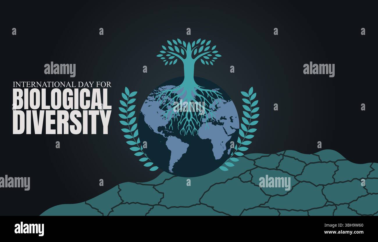 International Day for Biological Diversity Awareness Template Stock ...
