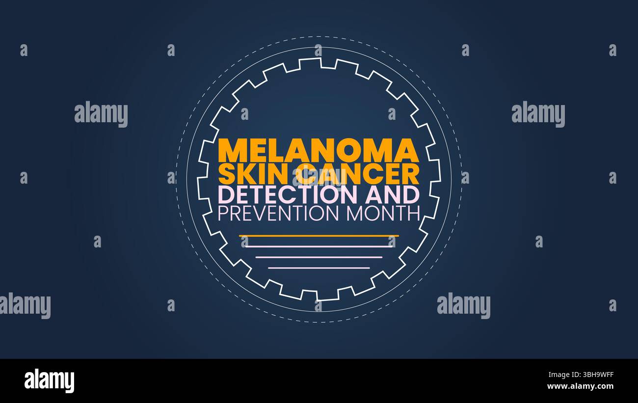 Skin Cancer Awareness, Prevention, Detection, and Action Stock Vector ...