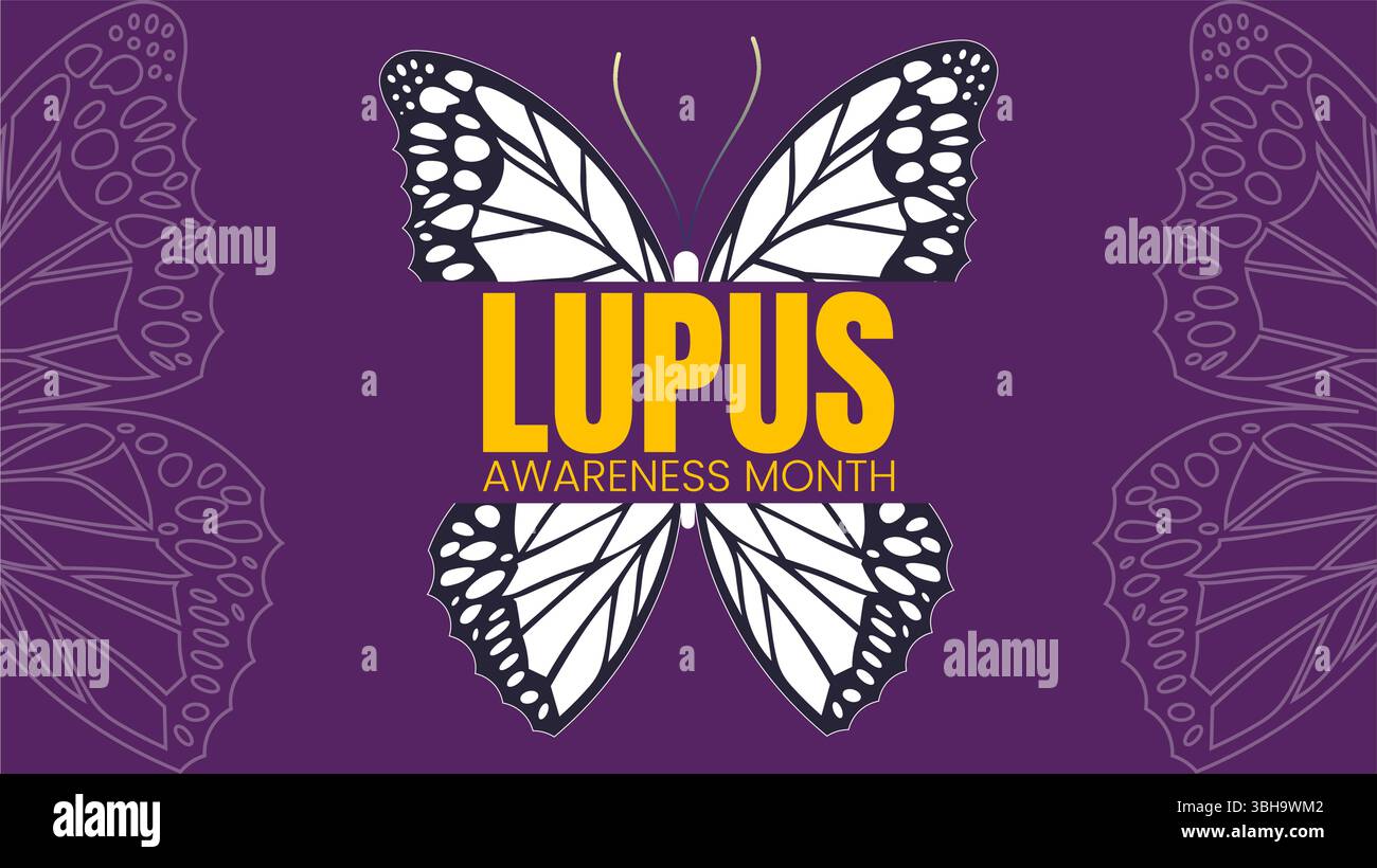 Lupus Awareness Month, Understanding the Invisible Illness Stock Vector ...