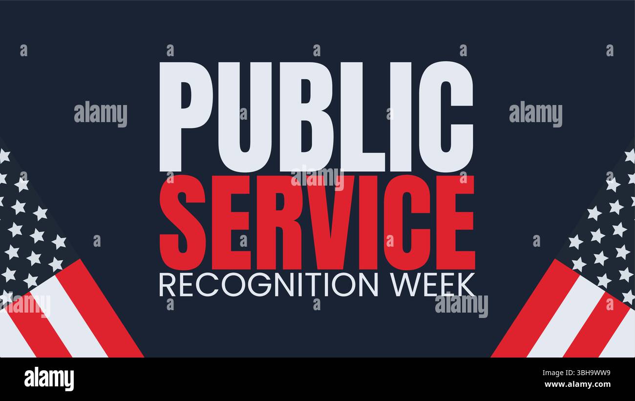 Celebrating Service, Honoring Public Employees Everywhere Stock Vector ...