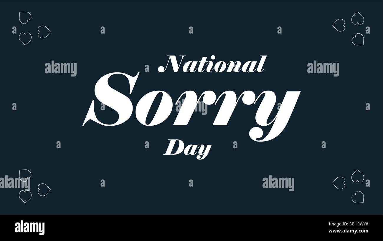 National Sorry Day, Honouring the Stolen Generations Stock Vector Image ...