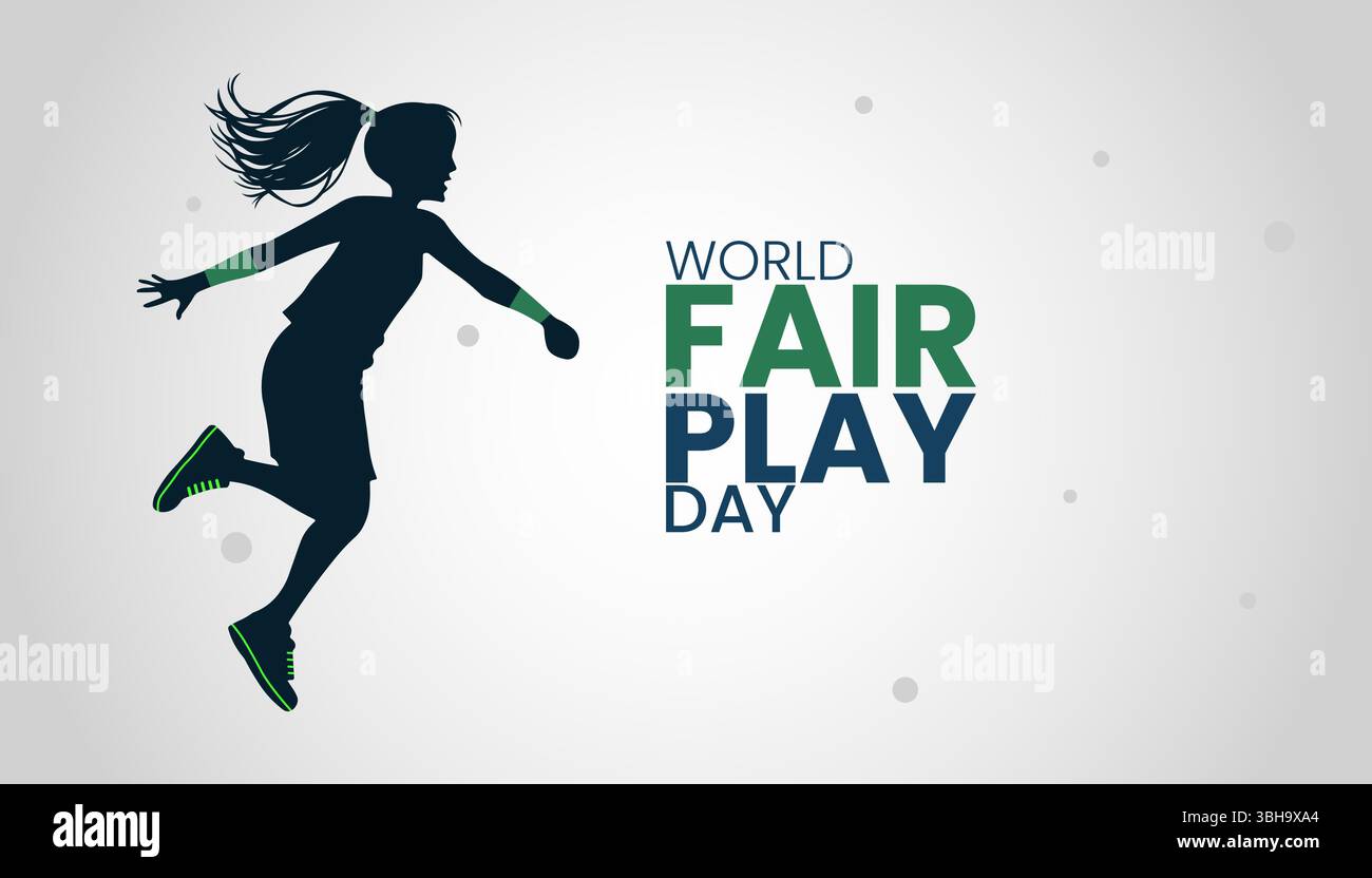 Celebrate Integrity and Respect, Fair Play Day Poster Stock Vector ...
