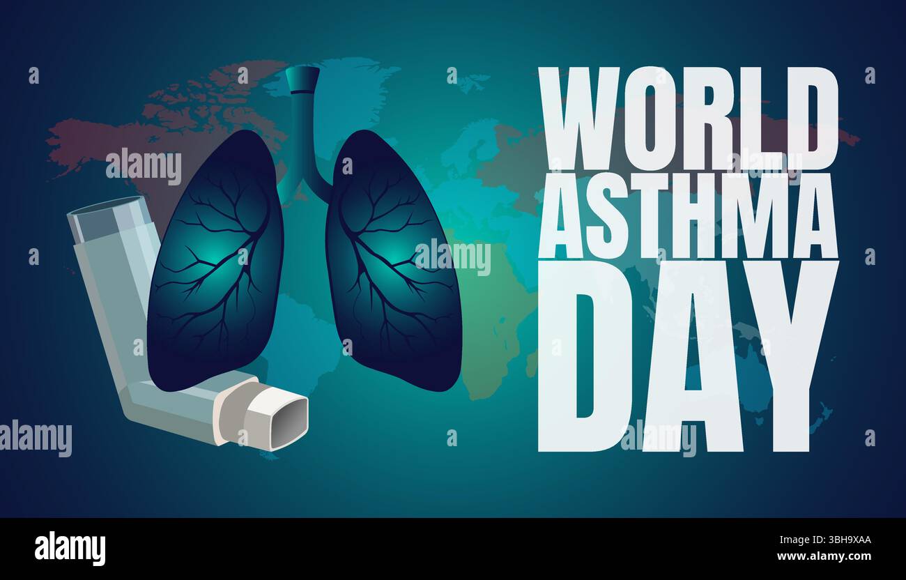 World Asthma Day Awareness Design Template Stock Vector Image & Art - Alamy