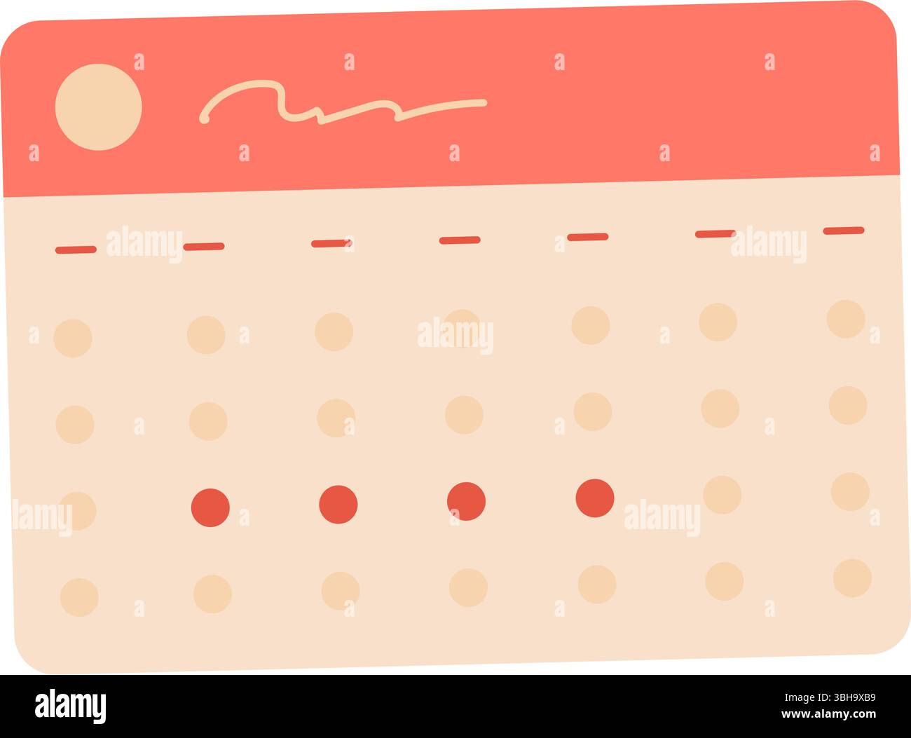 Calendar with person Stock Vector Images - Alamy