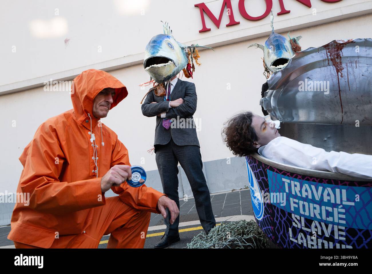 On World Oceans Day, Ocean Rebellion activists staged a theatrical ...