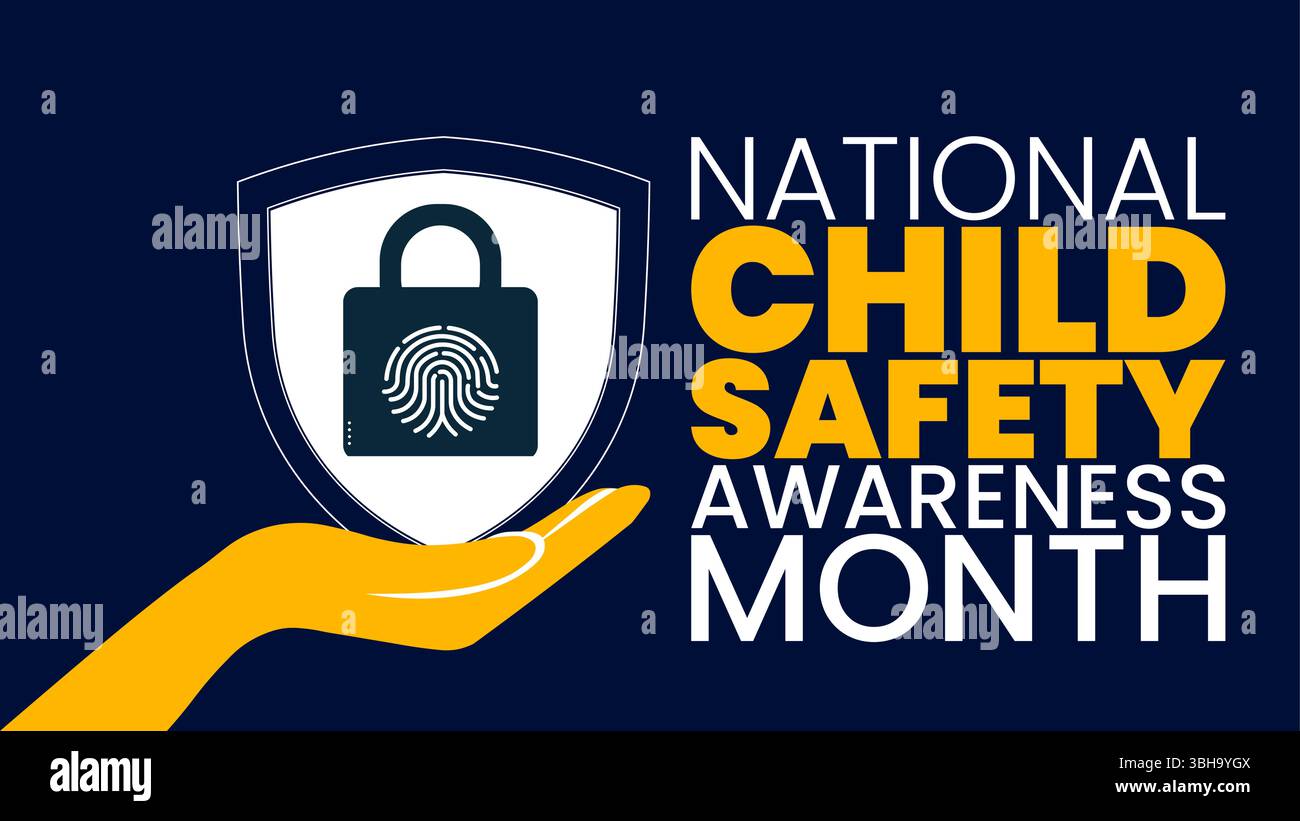 Strong kids safe kids Stock Vector Images - Alamy