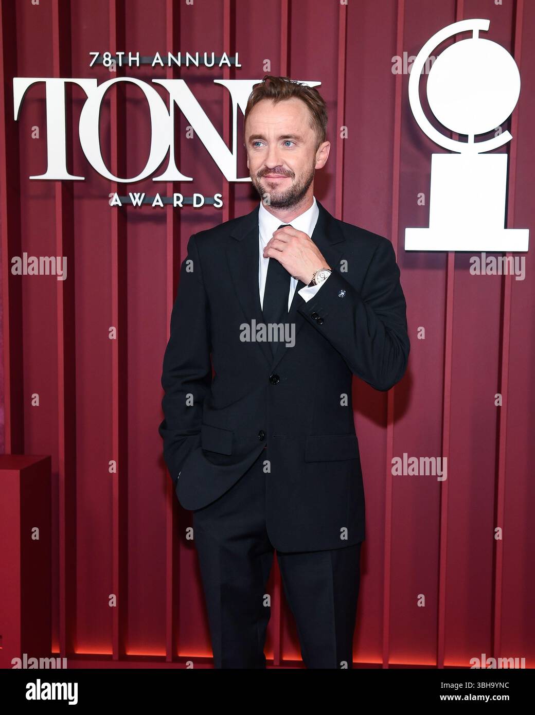 New York, USA. 08th June, 2025. Tom Felton walking on the red carpet at ...