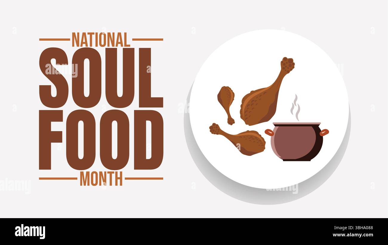 African american soul food Stock Vector Images - Alamy
