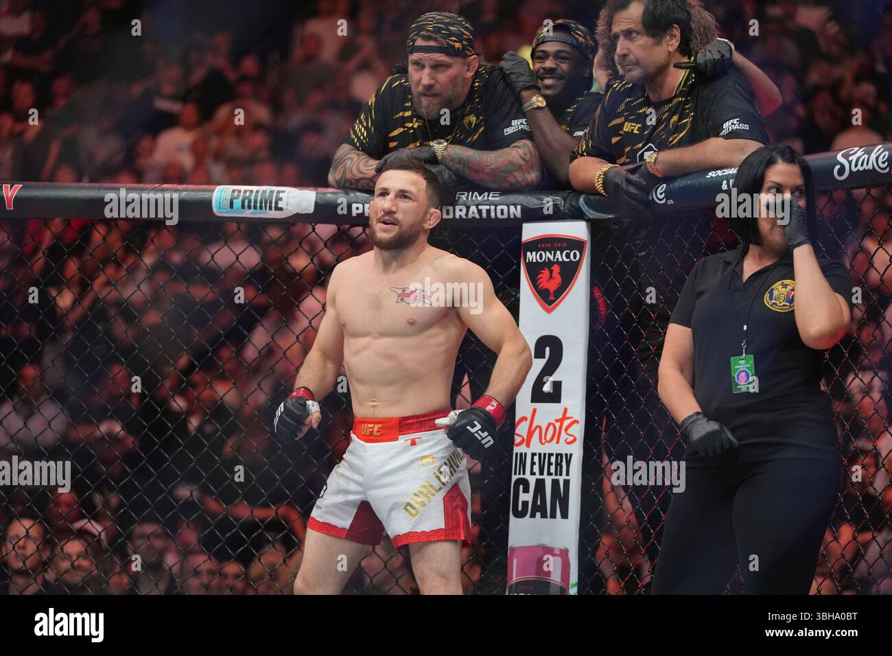 Georgia's Merab Dvalishvili before a bantamweight title bout against ...