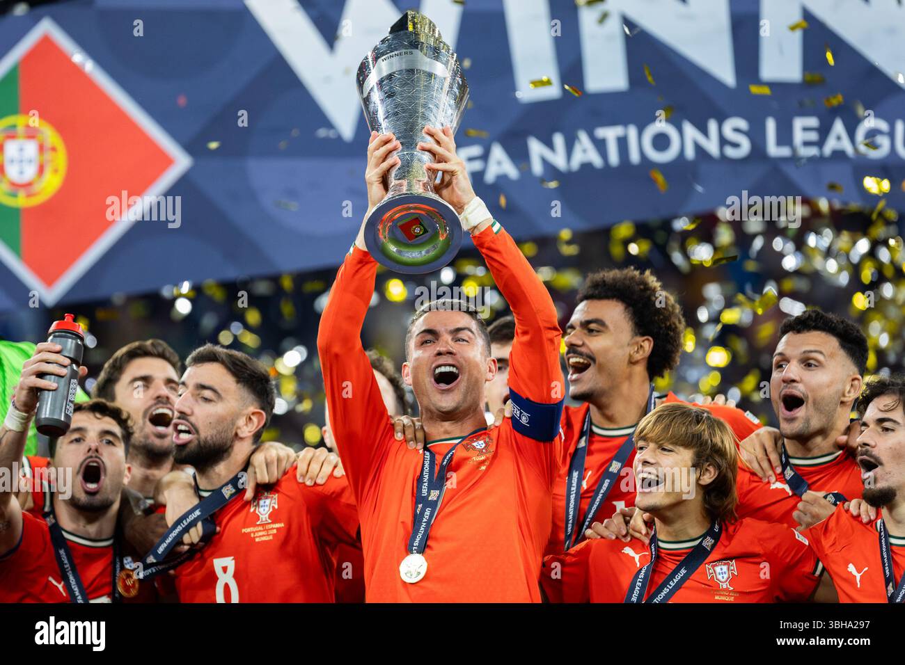 Munich, Germany. 8th June, 2025. during the UEFA Nations League 2025 ...