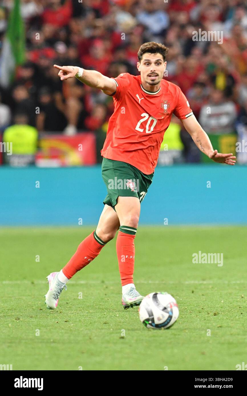 MUNICH, GERMANY - JUNE 8: Pedro Neto of Portugal during the UEFA ...