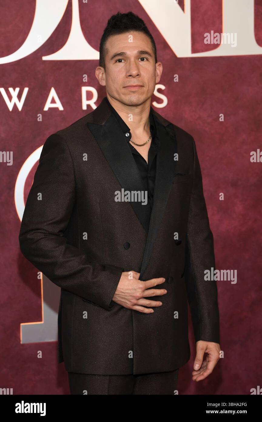 Jon Rua arrives at the 78th Tony Awards on Sunday, June 8, 2025, at ...