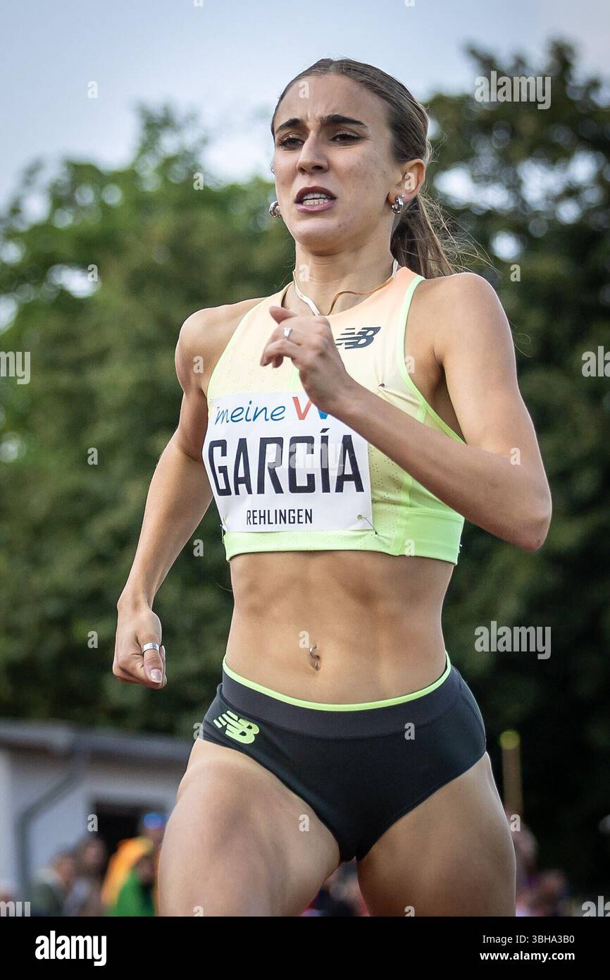 Daniela Garc?a (ESP) ?ber 800m; 60. Internationales Pfingstsportfest am 08.06.2025 im ...