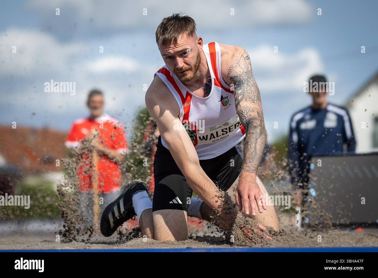 Andreas Walser (GER/LG Augsburg) beim Weitsprung; 60. Internationales ...