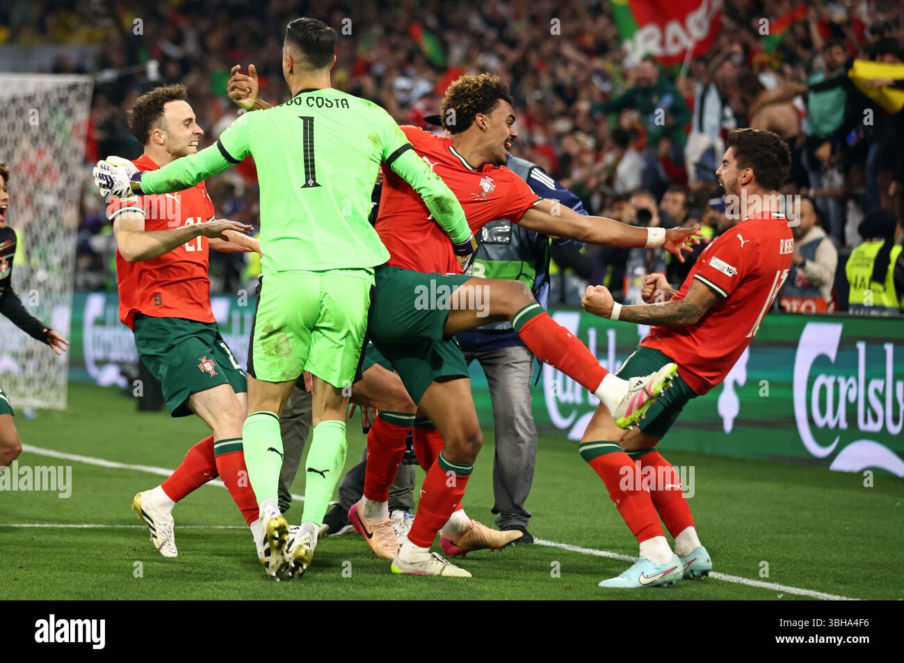 MUNICH, GERMANY - JUNE 08: > during the UEFA Nations League 2025 final ...