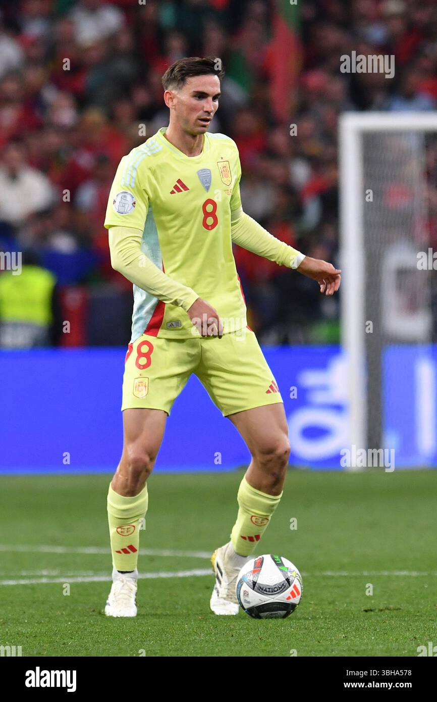 MUNICH, GERMANY - JUNE 8: Fabian Ruiz of Spain during the UEFA Nations ...