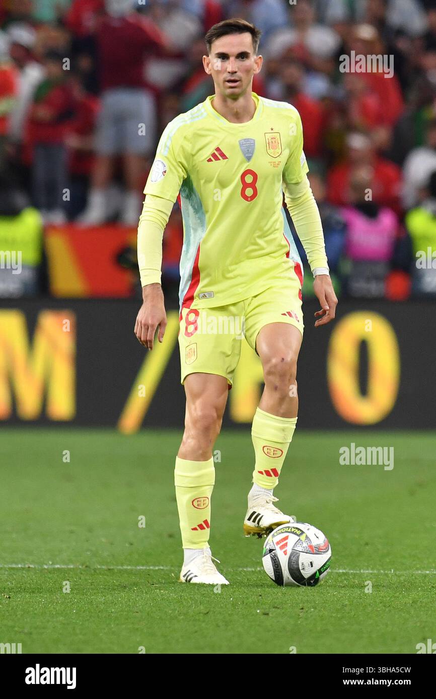 MUNICH, GERMANY - JUNE 8: Fabian Ruiz of Spain during the UEFA Nations ...