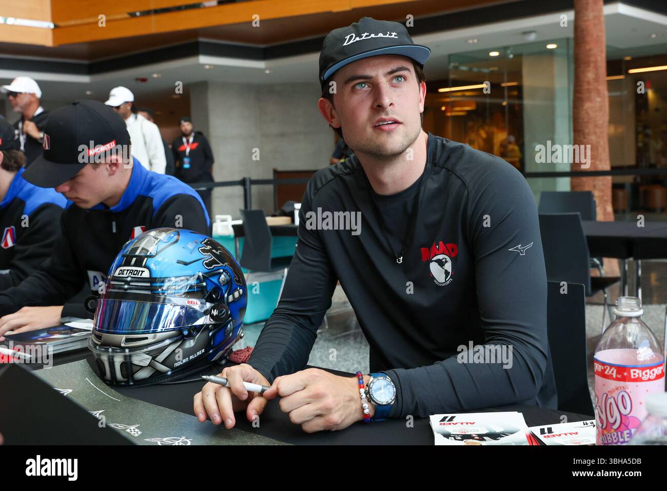 May 31st, 2025: HMD Motorsports driver Nolan Allaer (11) signs during ...