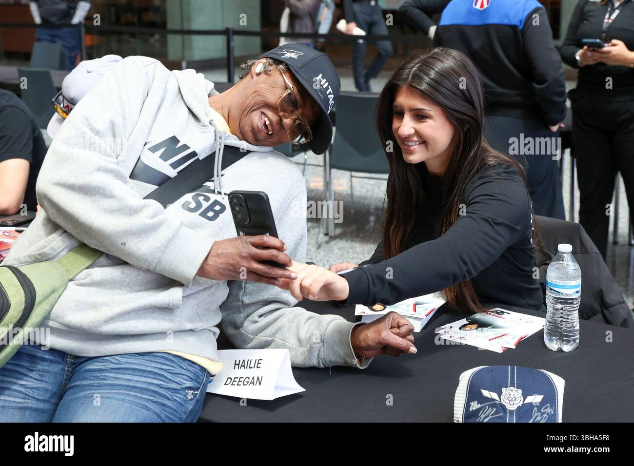 May 31st, 2025: HMD Motorsports driver Hailie Deegan (38) poses for a ...