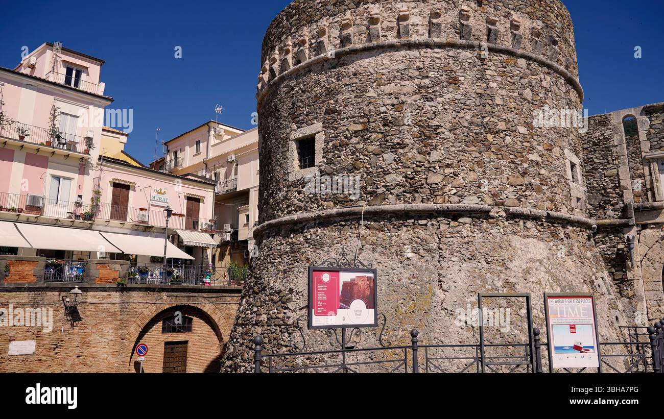 PIZZO, ITALY - JUNE 3, 2025 - Ancient Murat Castle overlooking the ...