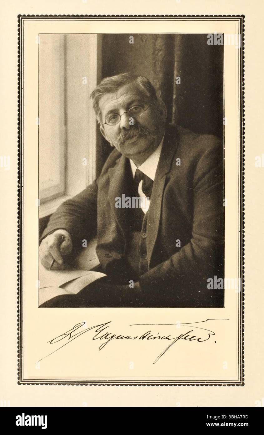 Portrait of Dr Magnus Hirschfeld, 1920s, from book plate Stock Photo ...