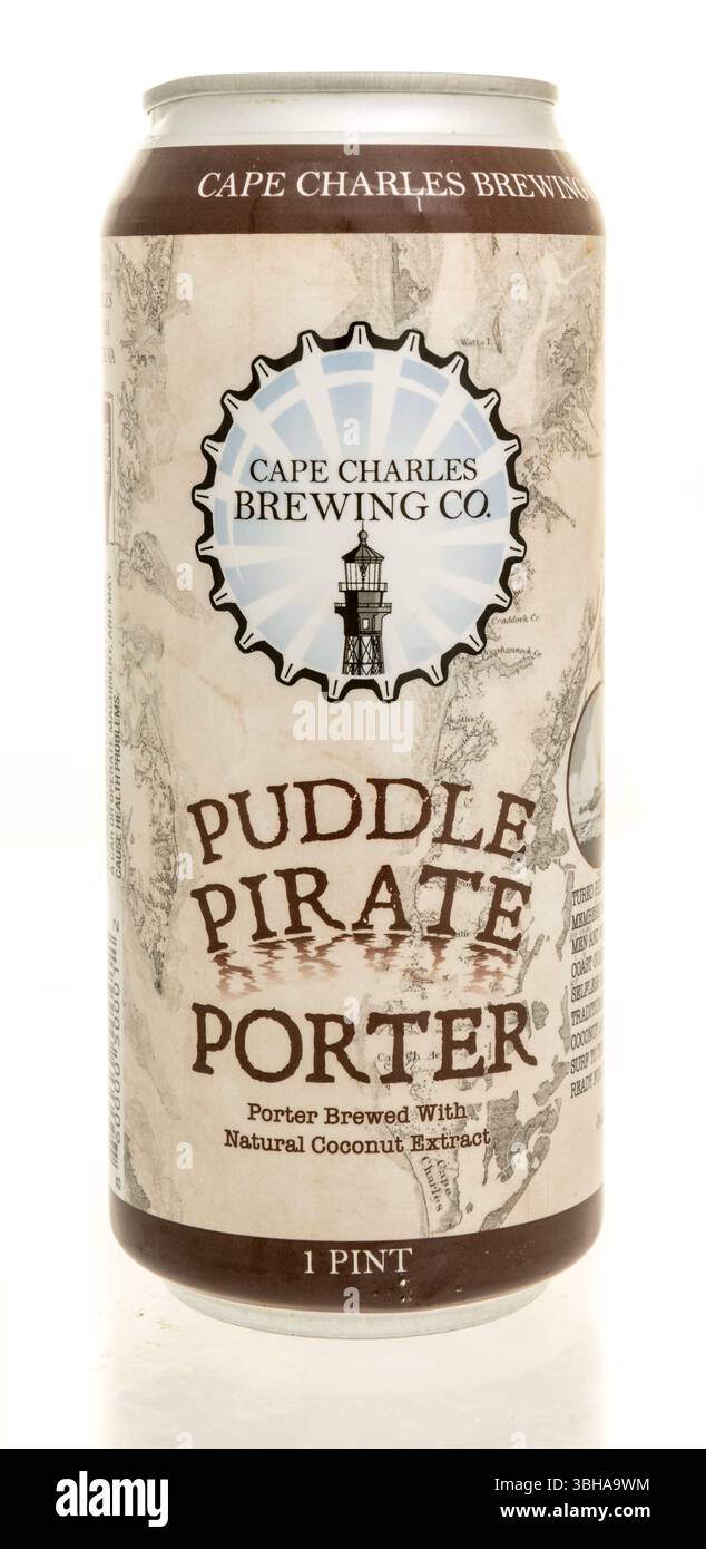 Winneconne, WI - 23 April 2025: A can Puddle pirate poarter Cape ...