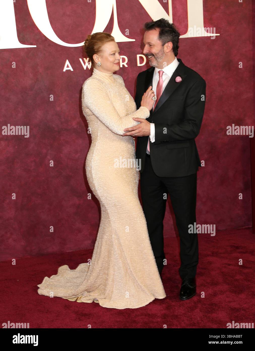 New York City, USA. 08th June, 2025. Sarah Snook and Dave Lawson ...