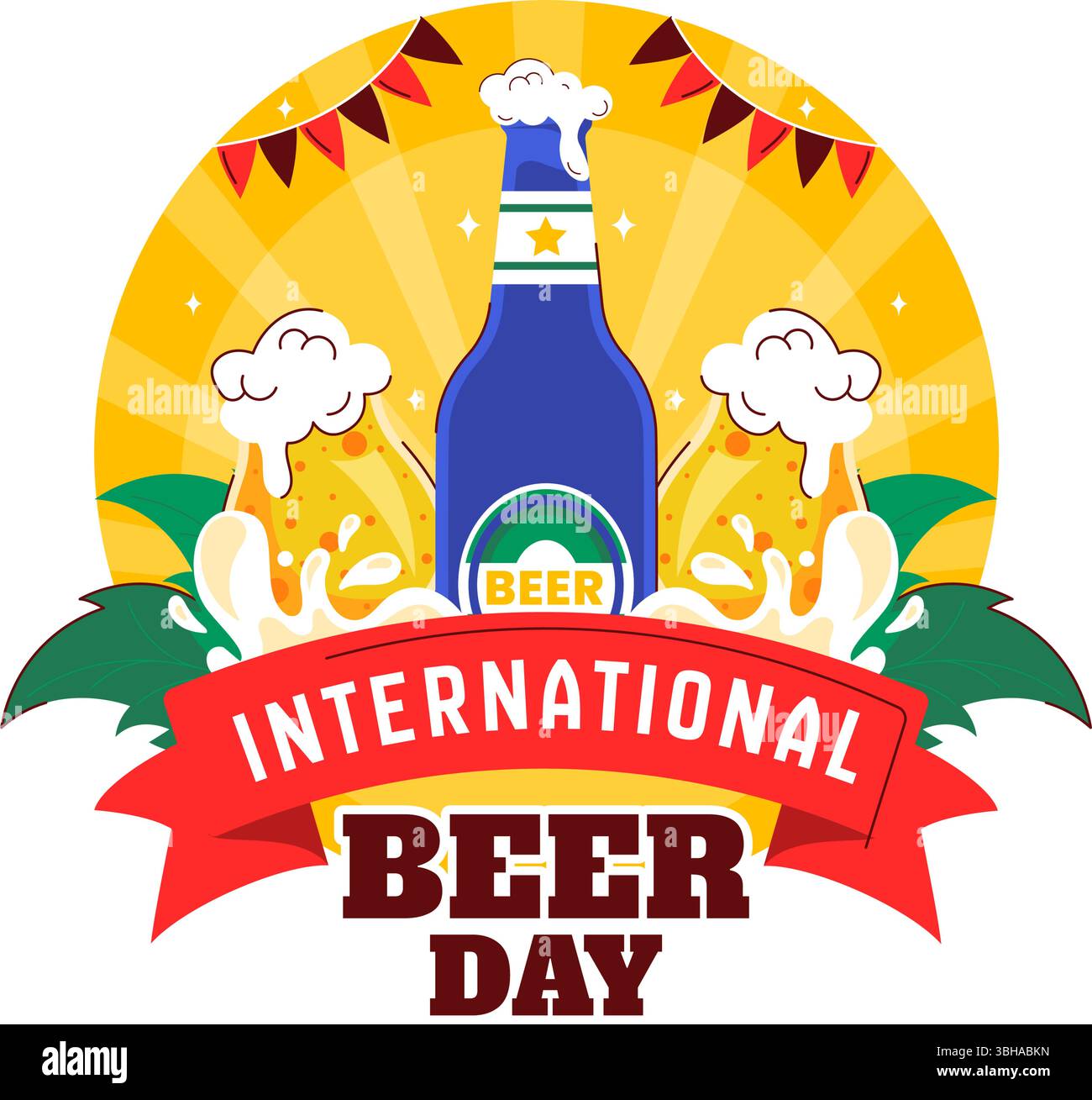 Alcohol free beers Stock Vector Images - Alamy